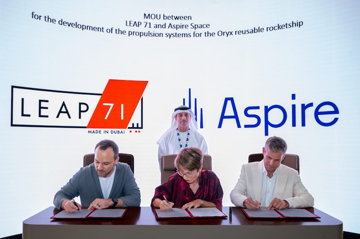LEAP 71 to develop rocket engines for Aspire Space